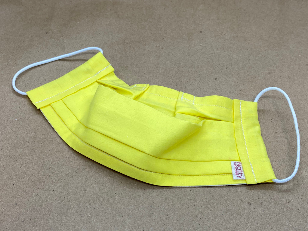 Neon Yellow Face Mask – Natty Neckware