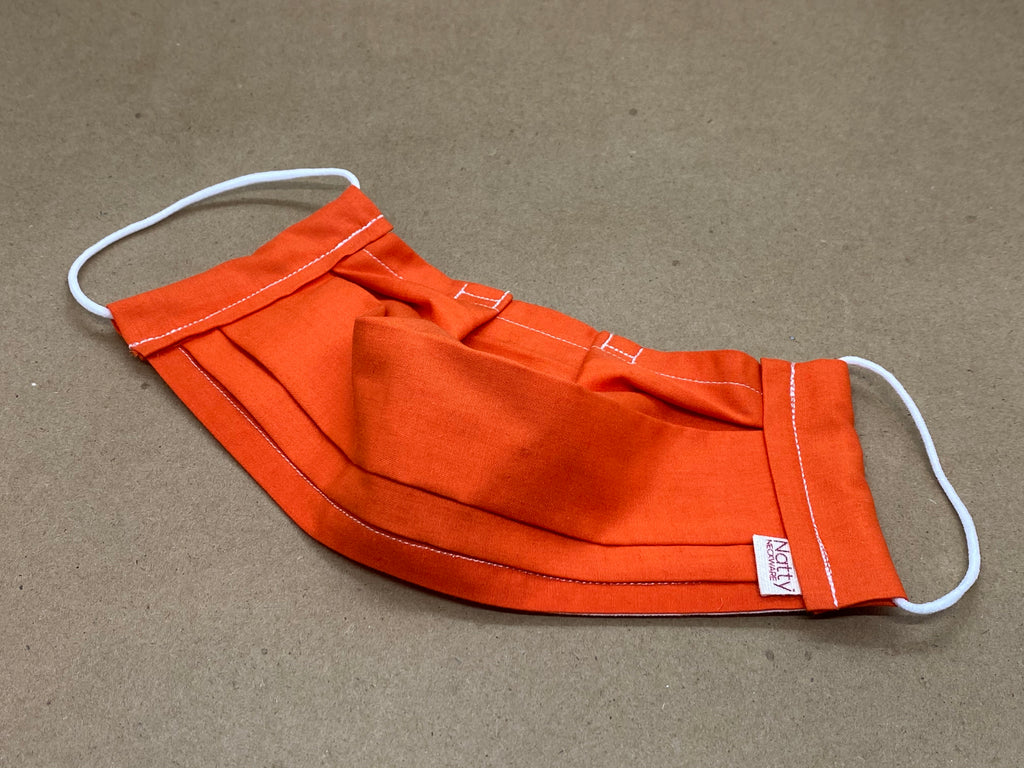 Orange Face Mask – Natty Neckware